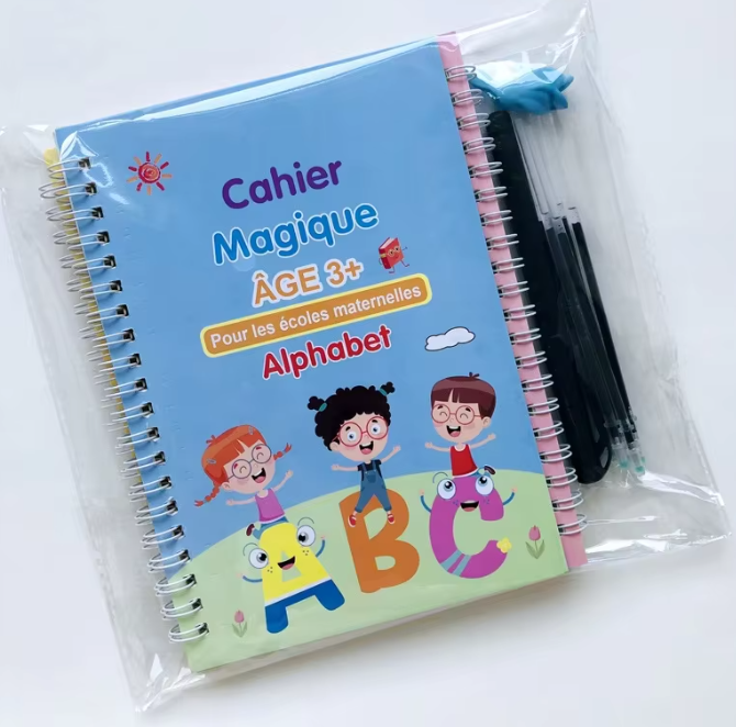 LOT DE 8 Cahiers d’Apprentissage de l’Écriture pour Enfants – Reho-iv